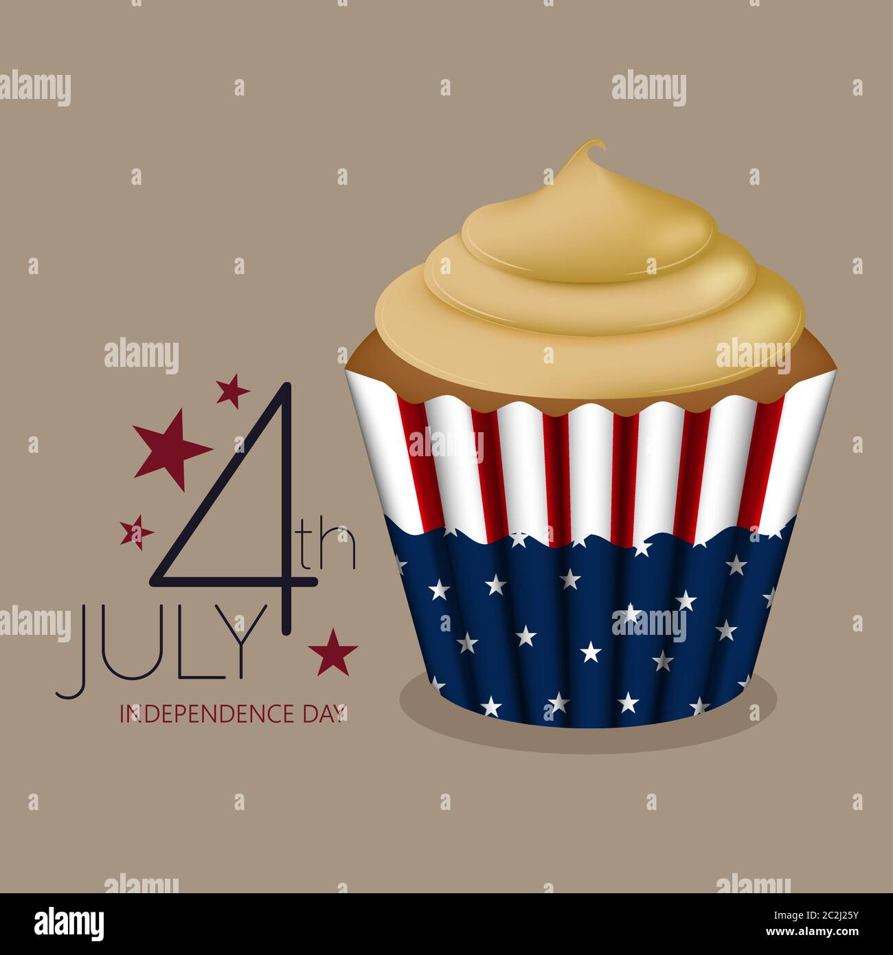 Poster of independence day of United States - Vector Stock Vector Image ...