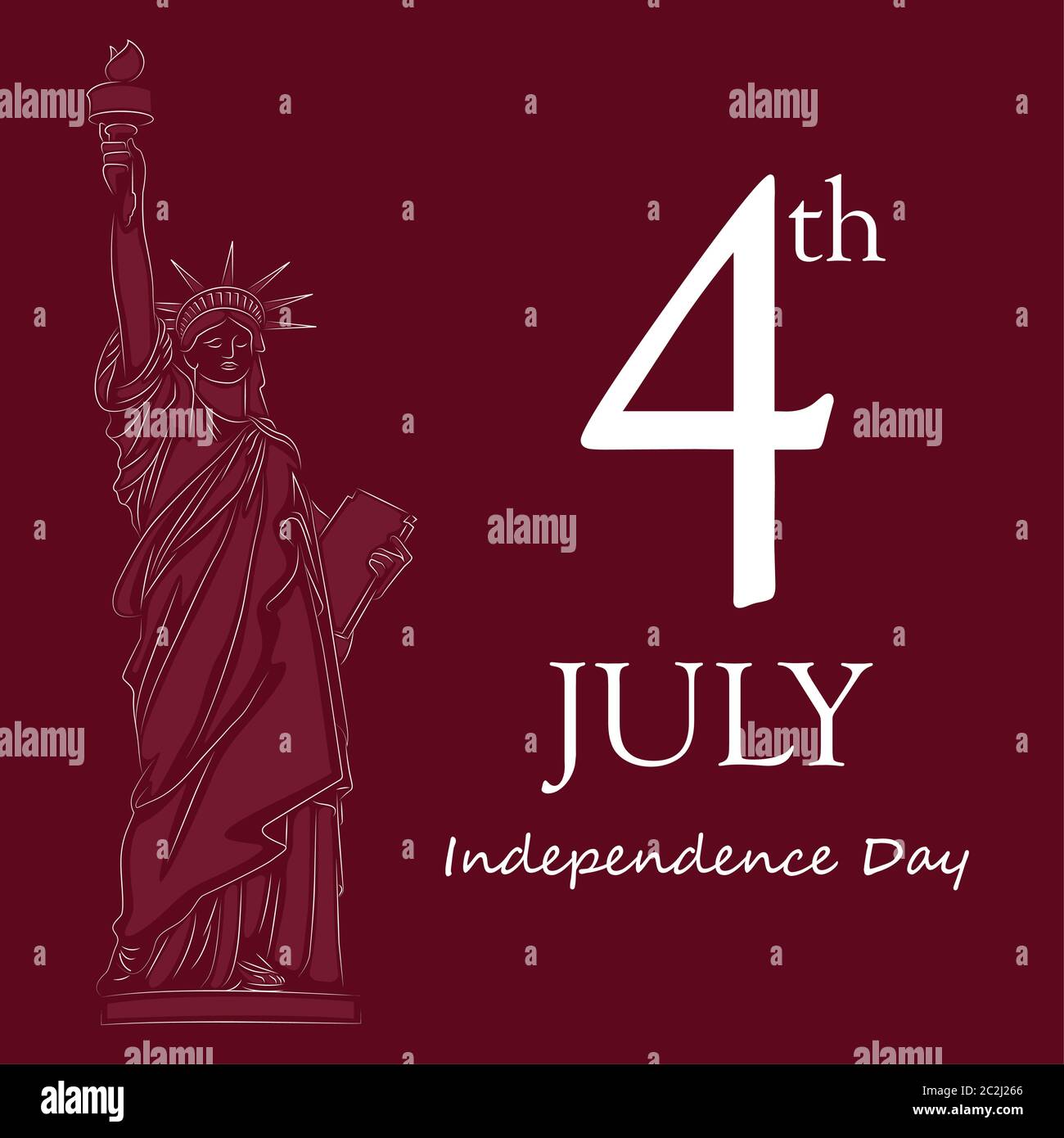 Poster of independence day of United States - Vector Stock Vector Image ...