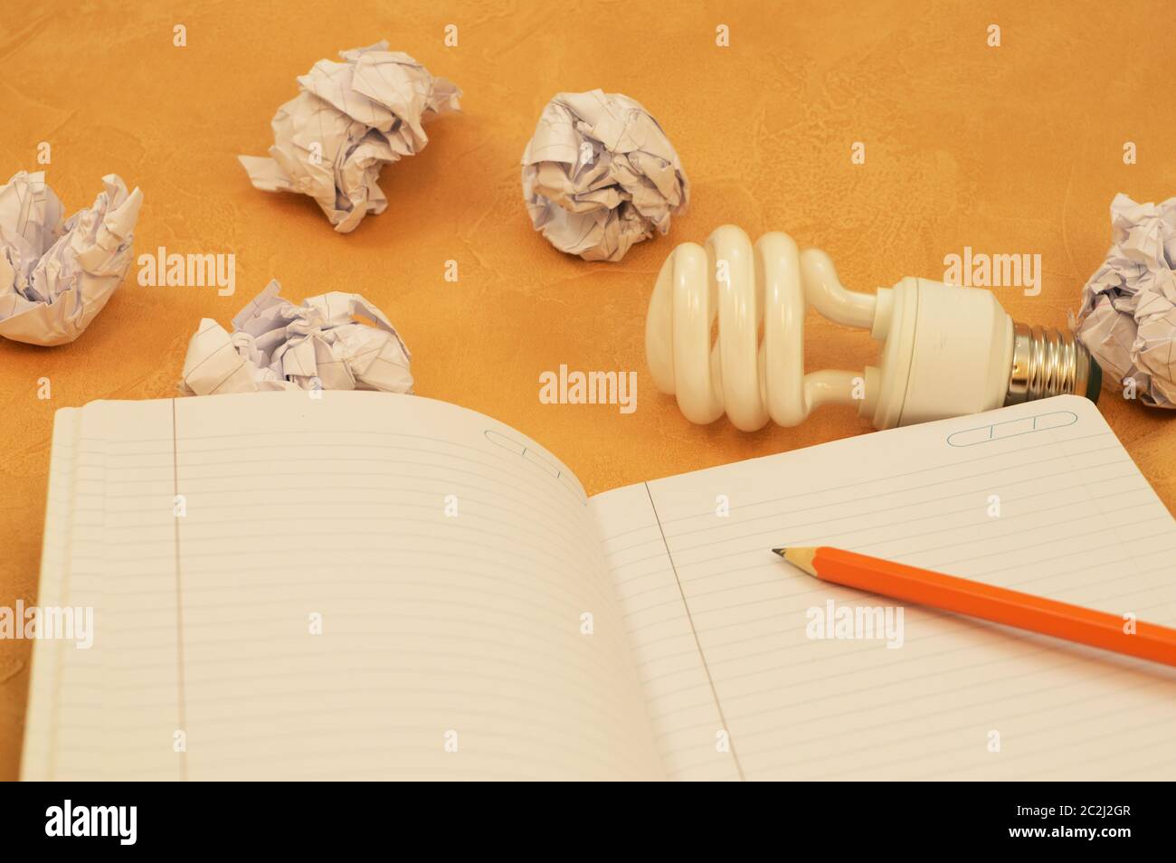 A frustrated writer is having troubles with inspiration Stock Photo - Alamy