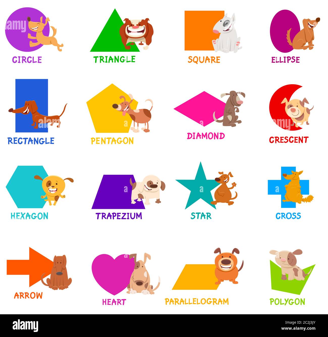 Ellipse shapes for kids hi-res stock photography and images - Alamy