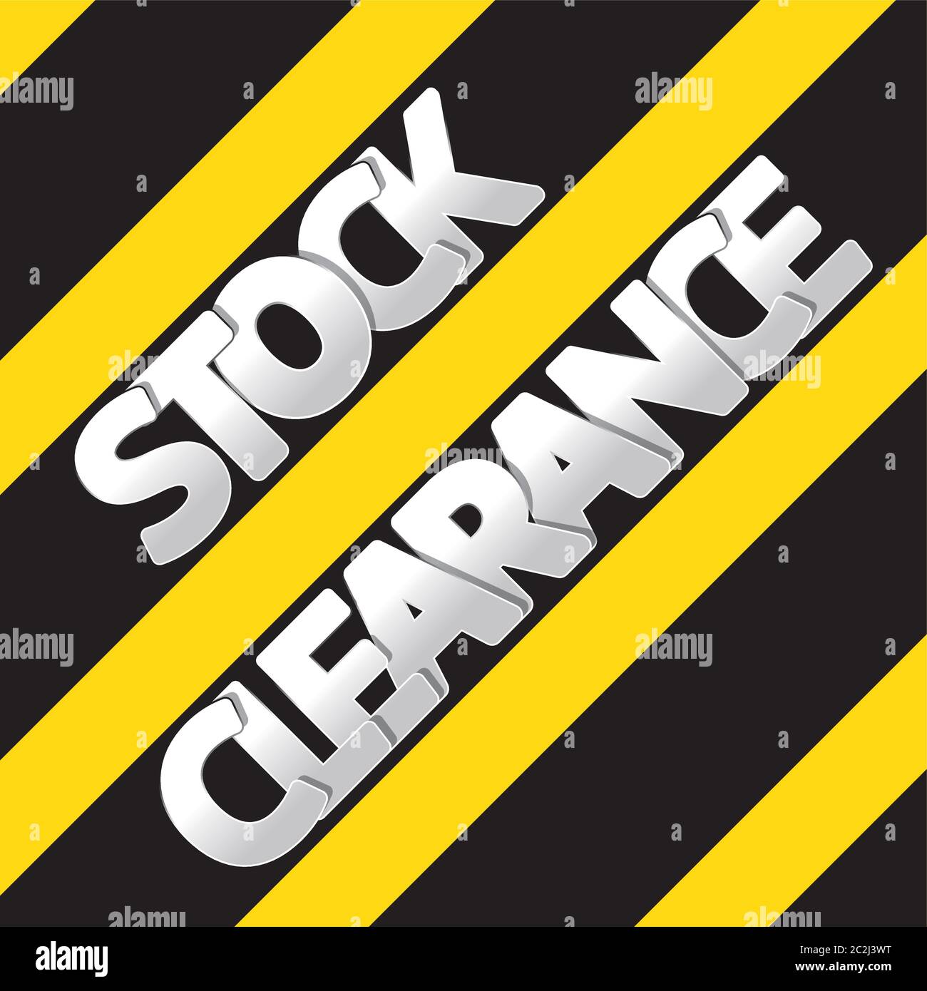 Stock clearance banner, flyer or poster design template Stock Vector ...