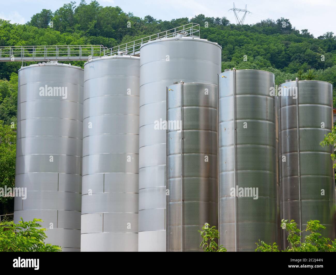 Large steel tanks hi-res stock photography and images - Alamy