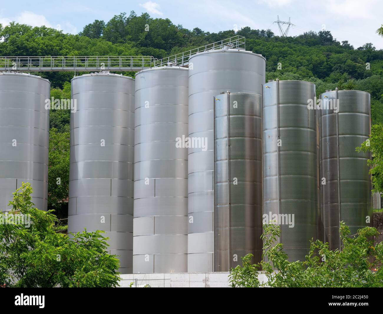 Large steel tanks hi-res stock photography and images - Alamy