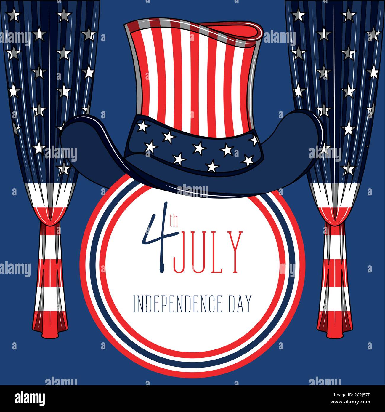 Poster of independence day of United States - Vector Stock Vector Image ...