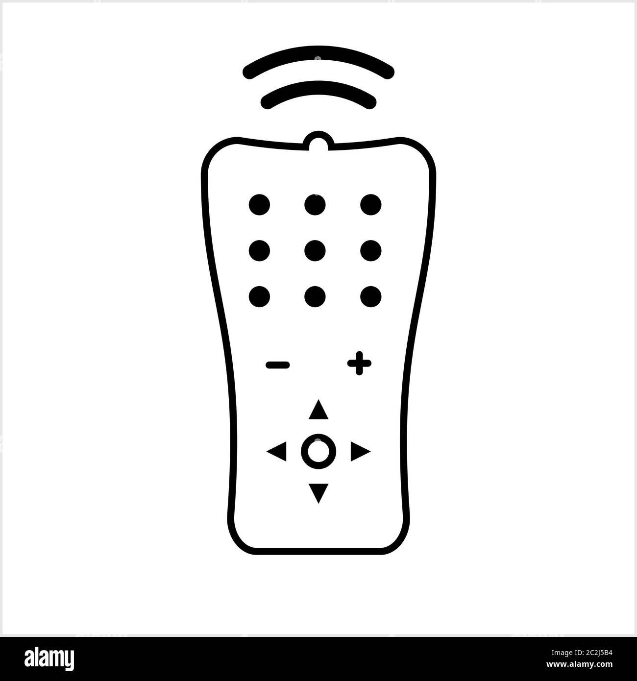 Remote Icon, Remote Vector Art Illustration Stock Vector Image & Art ...