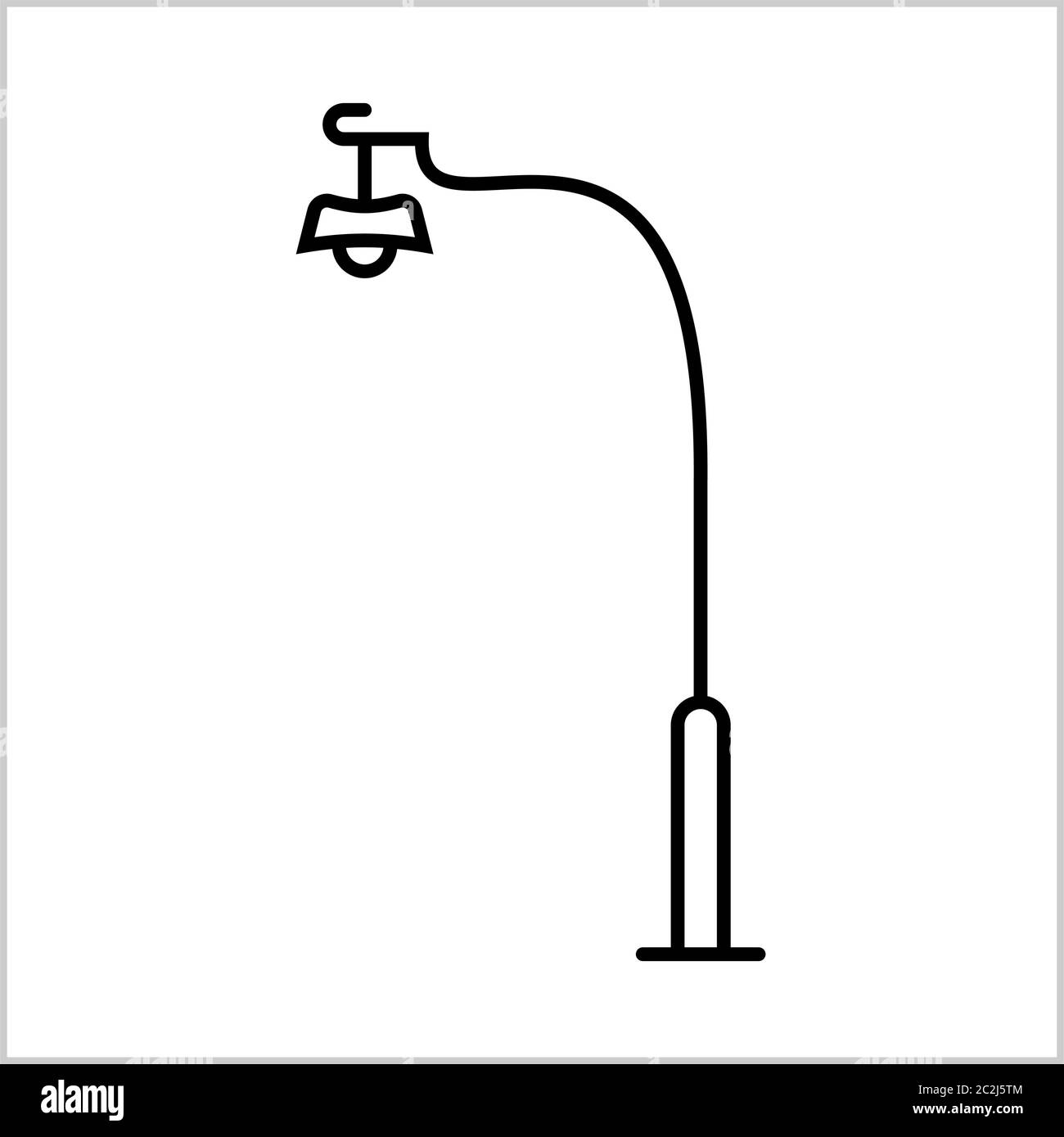 Street Light Icon Vector Art Illustration Stock Vector Image & Art - Alamy