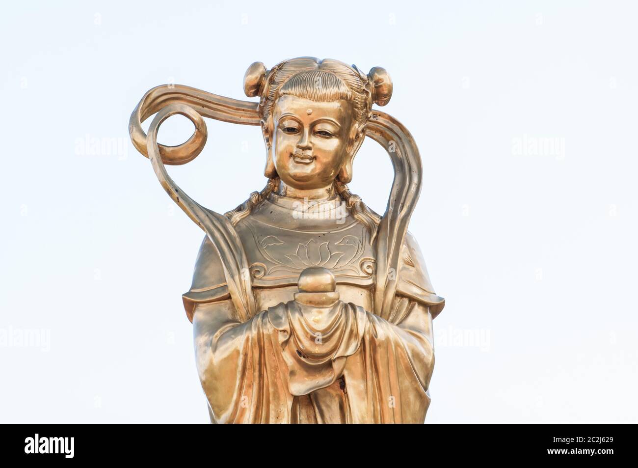 Naja statue of Chinese in thai land Stock Photo - Alamy