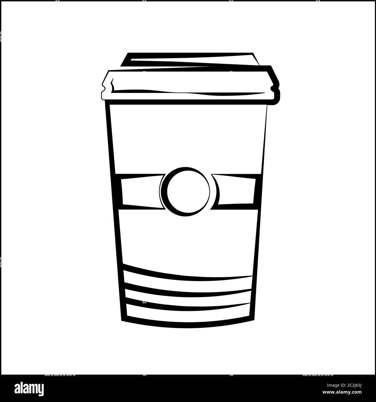 Takeout vector vectors Black and White Stock Photos & Images - Alamy