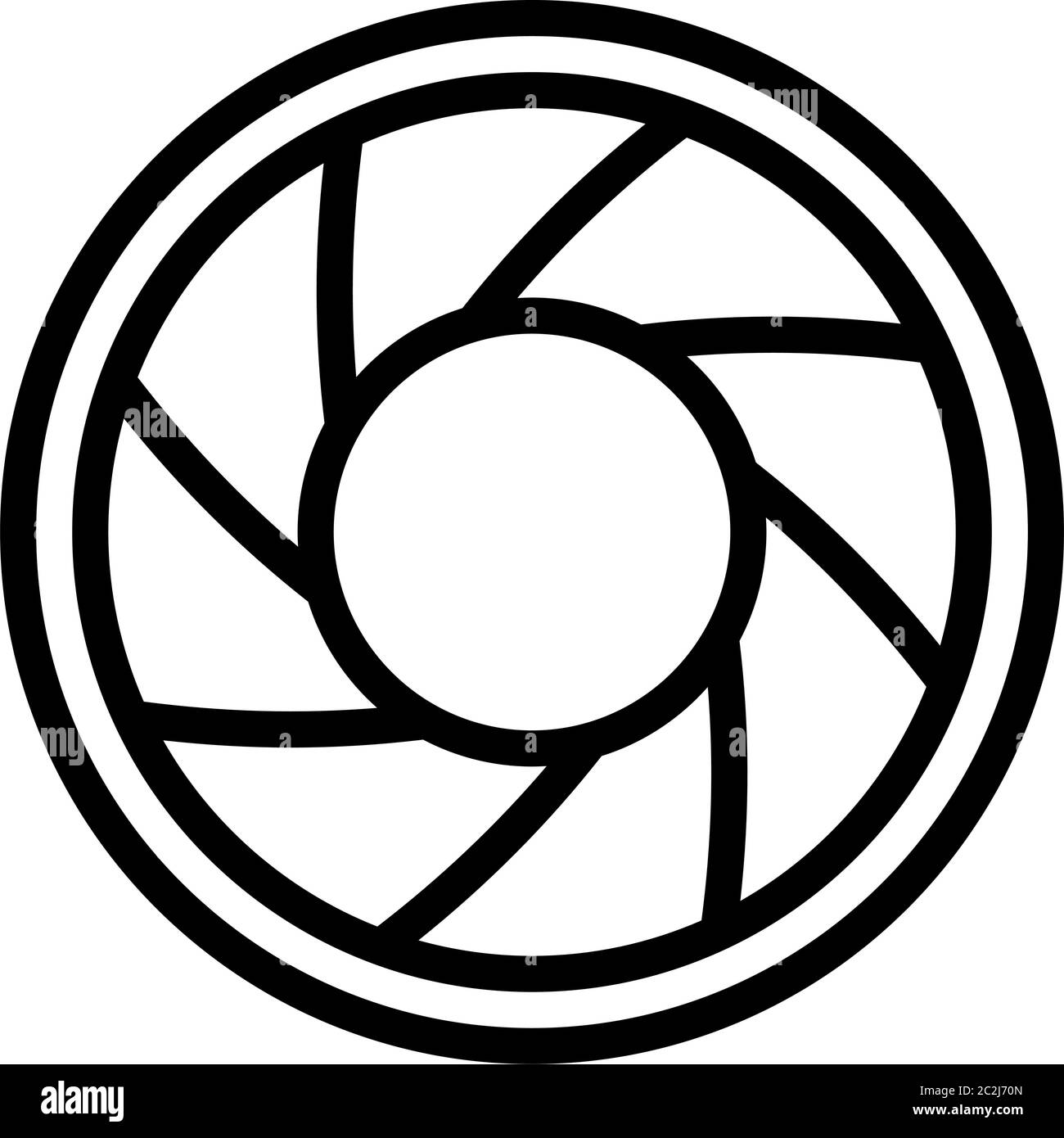 Camera Shutter Icon Vector Art Illustration Stock Vector Image & Art ...