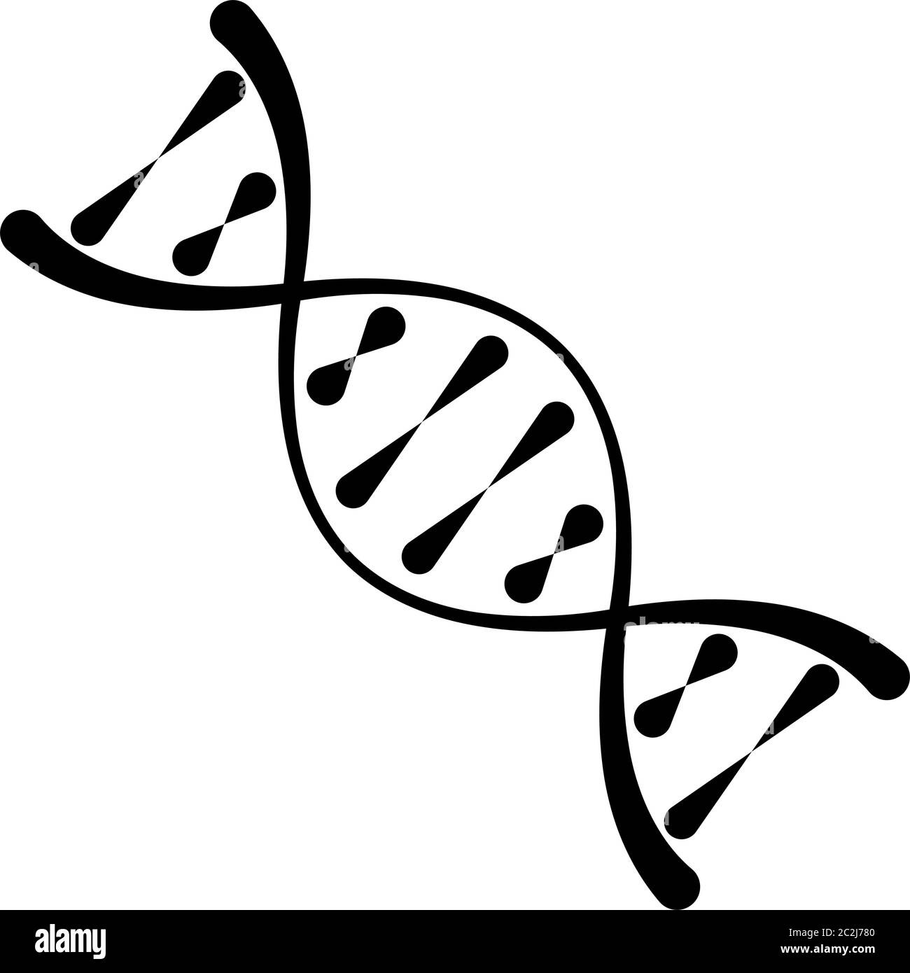 Human Dna Icon Vector Art Illustration Stock Vector Image & Art - Alamy