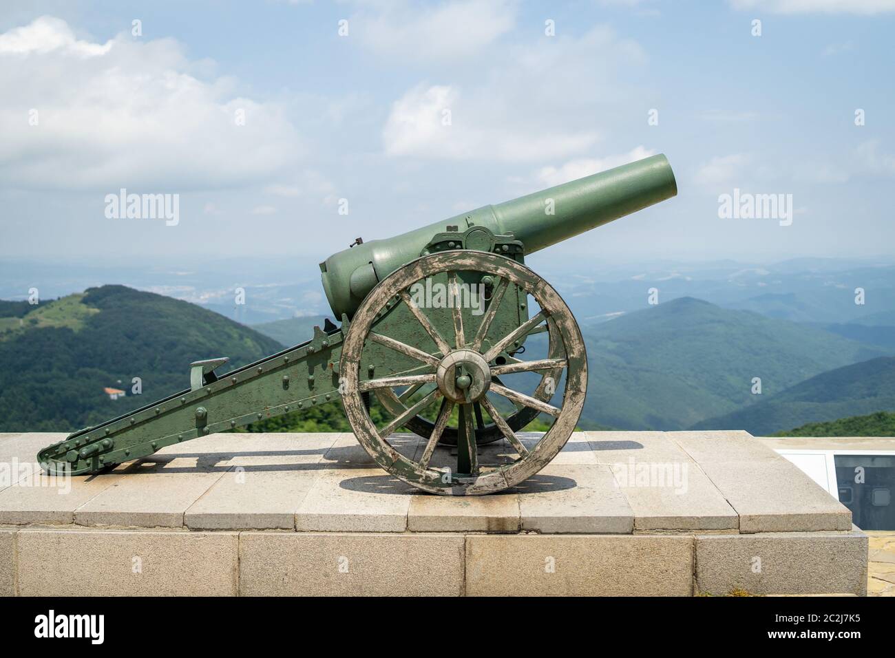 Old cannone on the place of Battle of Shipka Pass during Russian ...