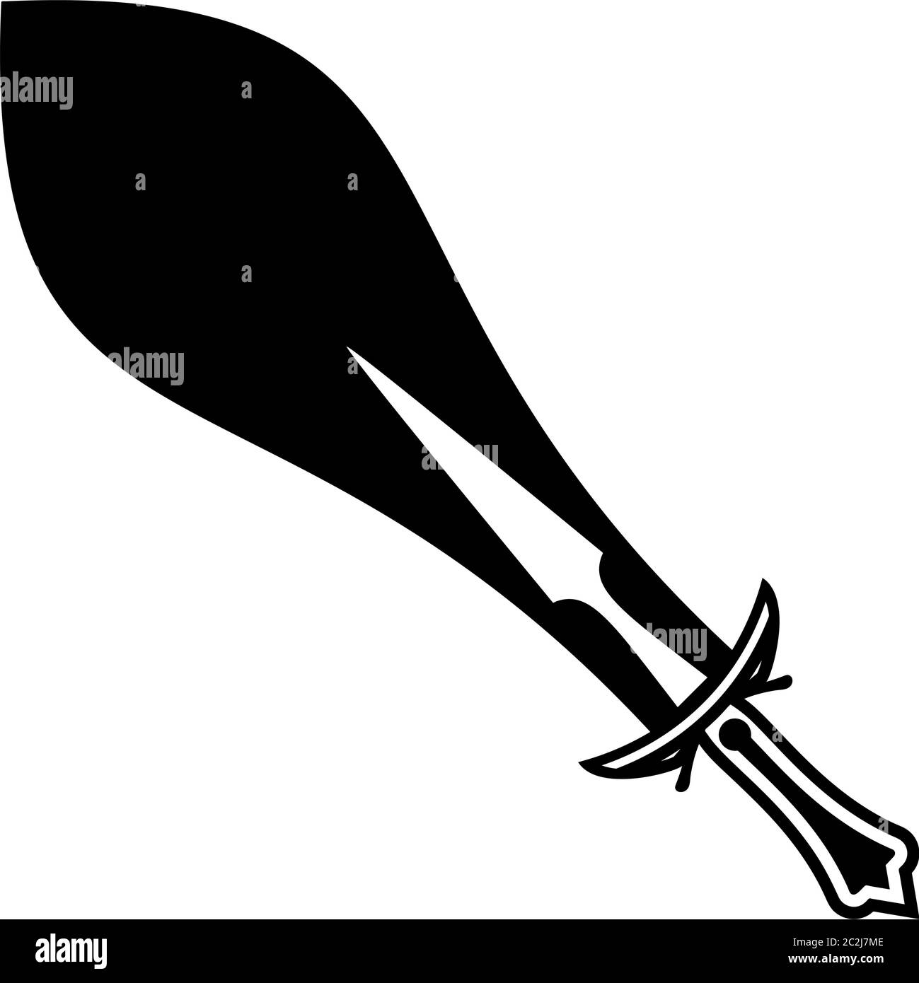 Sword Icon, Sword Vector Art Illustration Stock Vector Image & Art - Alamy