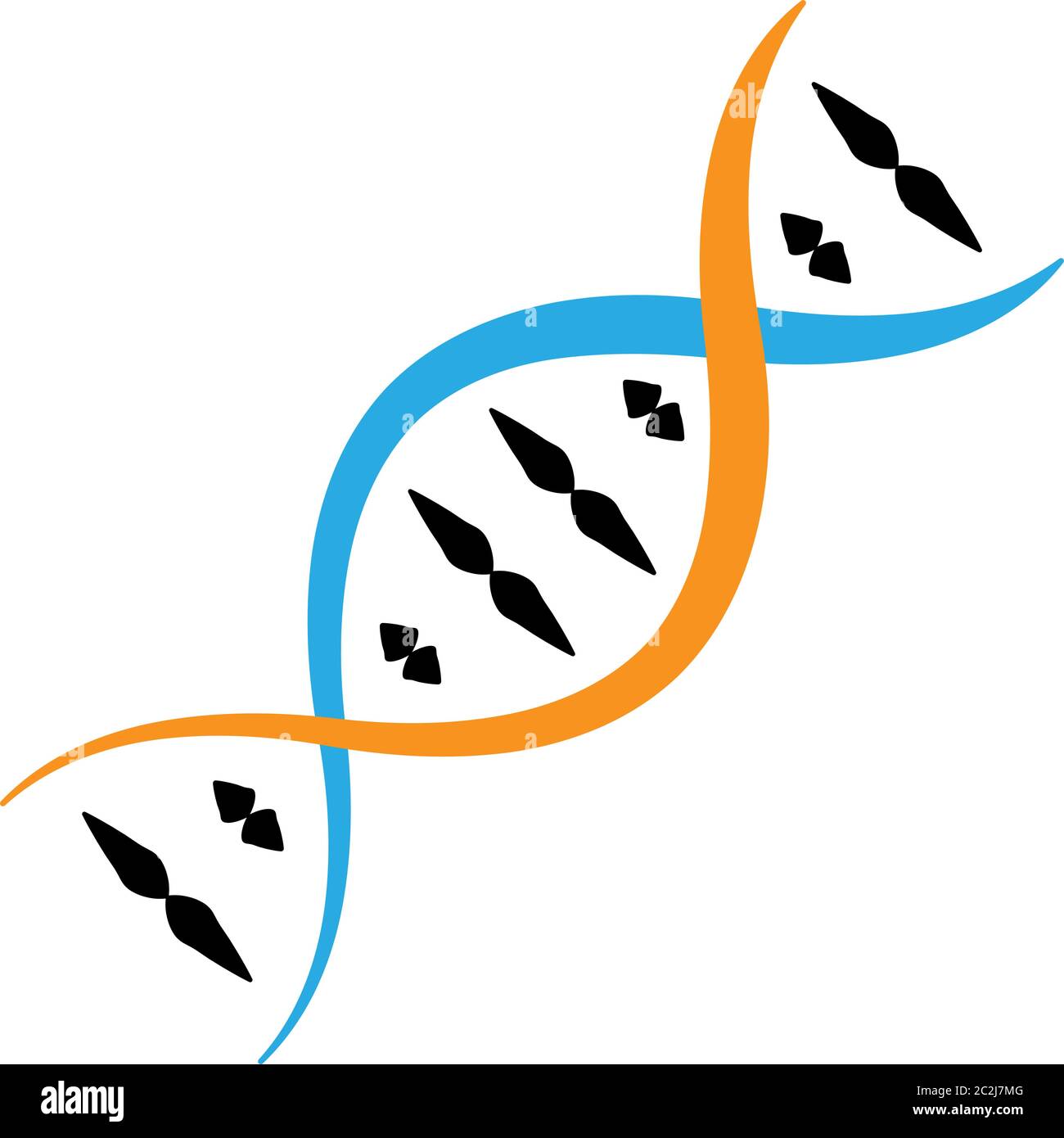 Human Dna Icon Vector Art Illustration Stock Vector Image & Art - Alamy