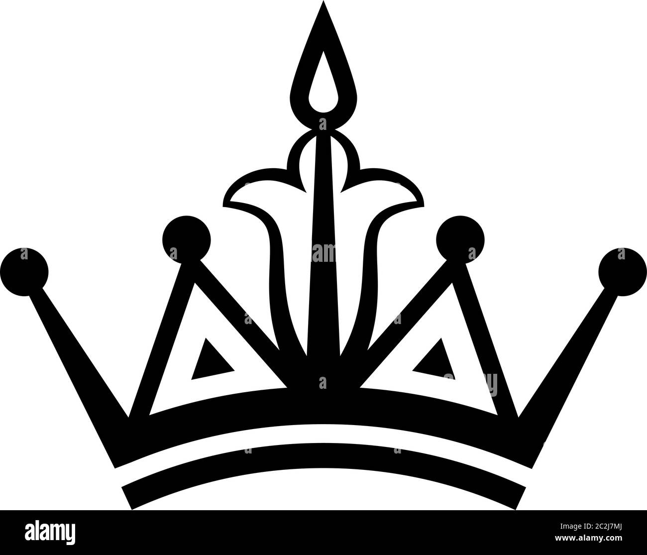 Crown Icon, Crown Vector Art Illustration Stock Vector Image & Art - Alamy