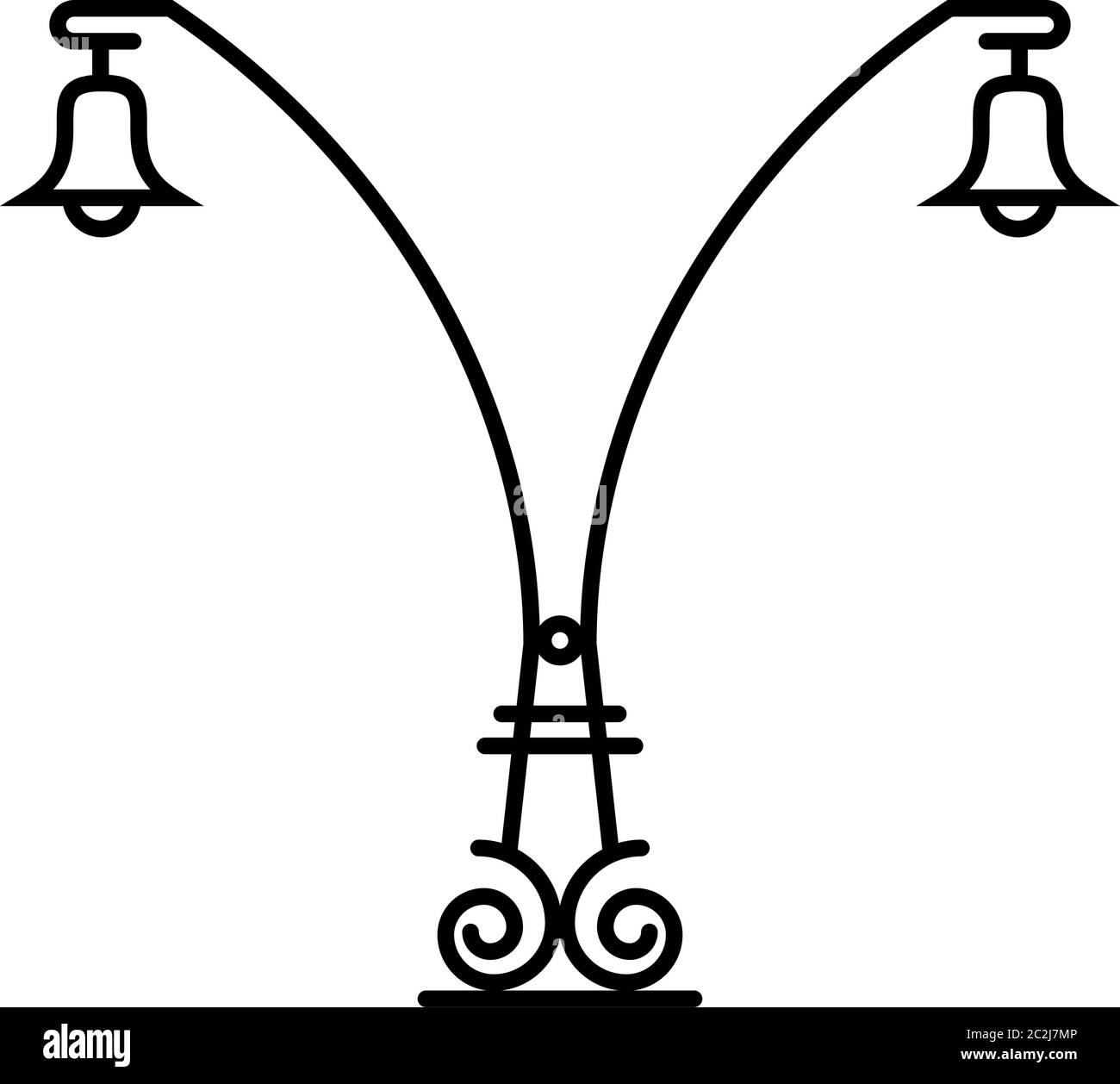 Street Light Icon Vector Art Illustration Stock Vector Image & Art - Alamy