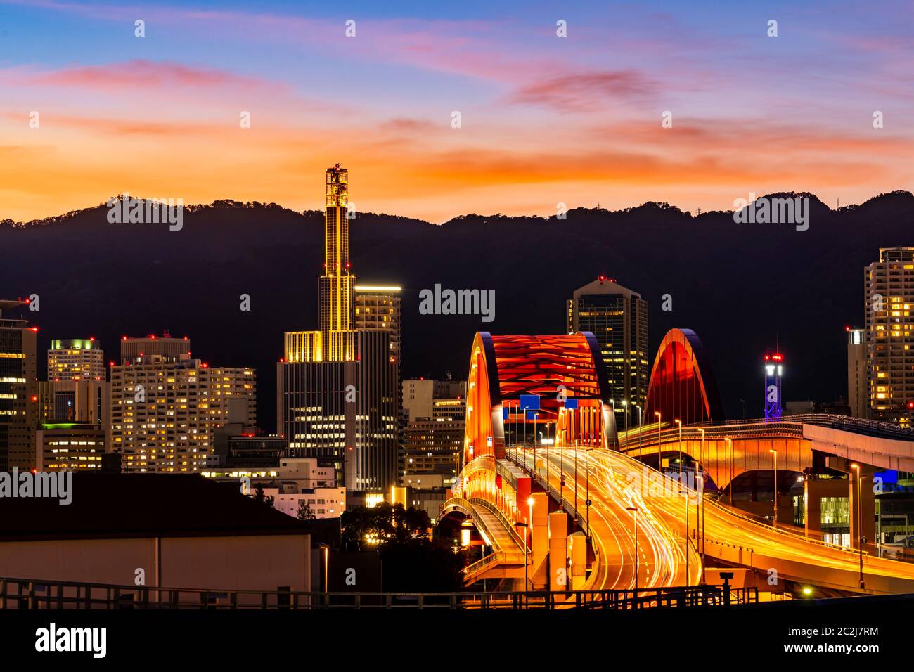 Bridge to Kobe Kansai Japan Stock Photo - Alamy