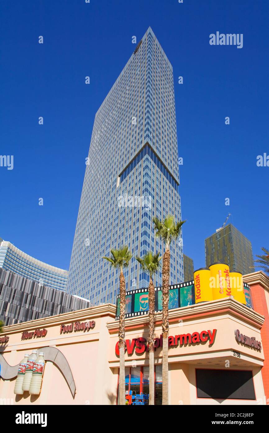 Mandarin Oriental Hotel at CityCenter, Las Vegas, Nevada, USA Stock ...