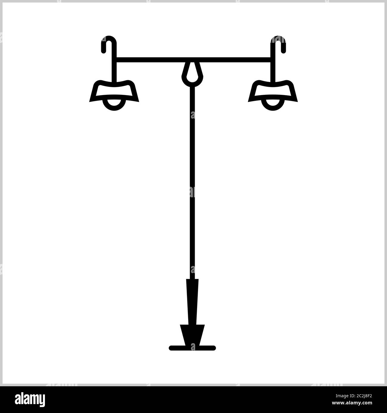 Street Light Icon Vector Art Illustration Stock Vector Image & Art - Alamy