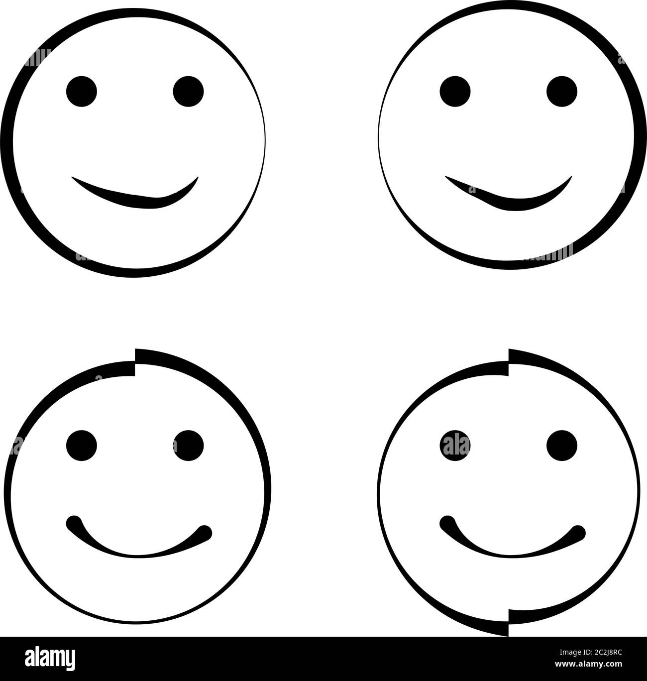 Happy Icon, Smiley Face Icon Vector Art Illustration Stock Vector Image ...