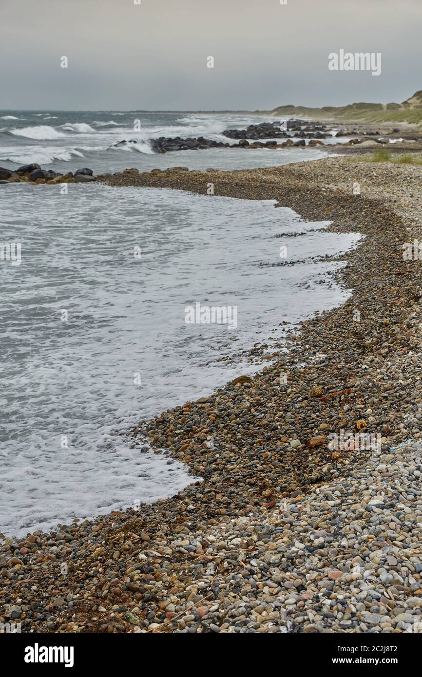 Seaside and landscape near town of Skagen in Denmark Stock Photo - Alamy