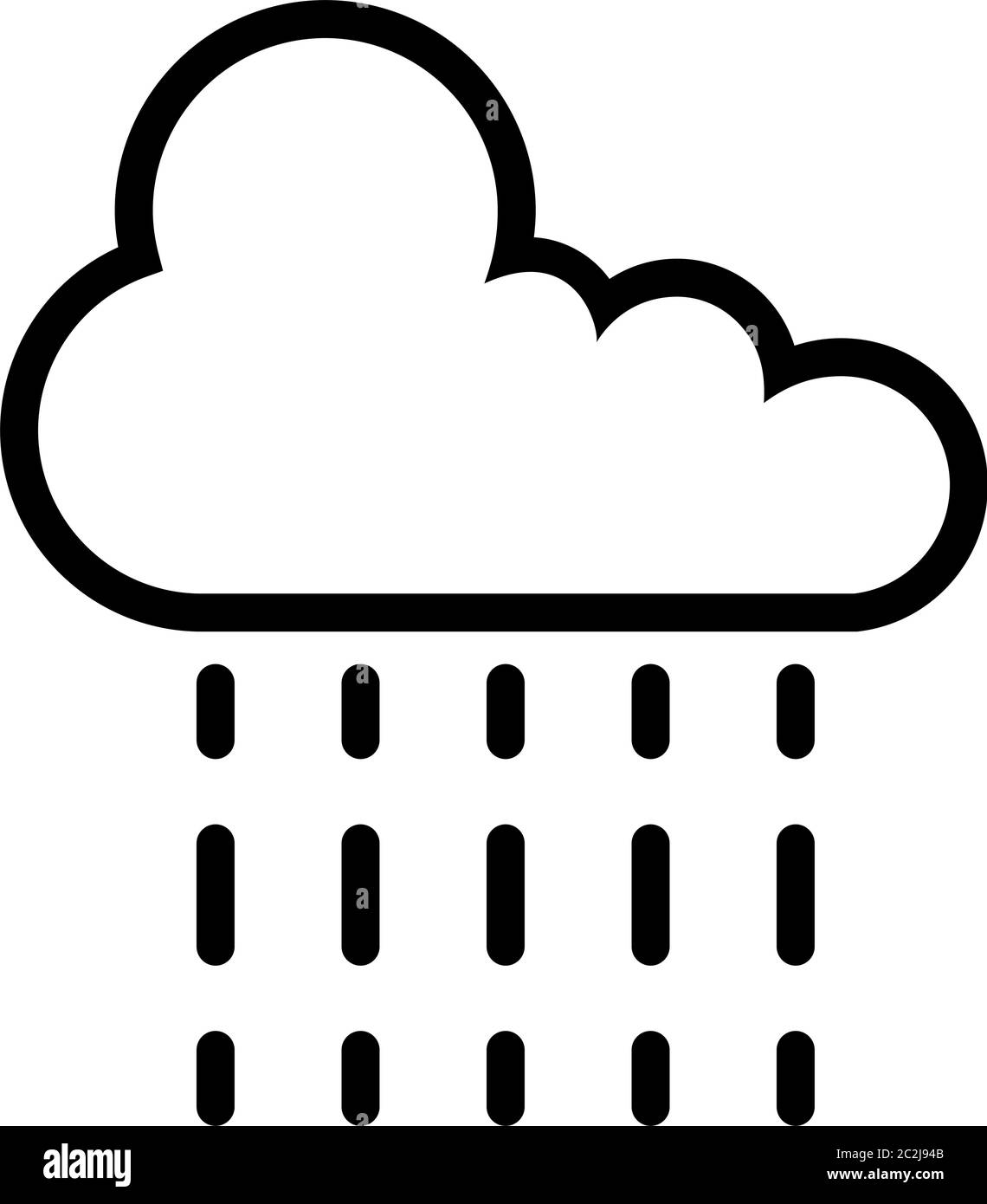 Heavy fall rain Stock Vector Images - Alamy