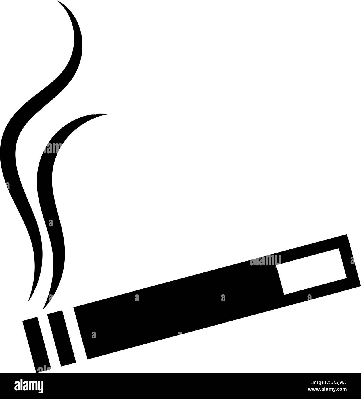 Cigarette Icon, Cigarette Vector Art Illustration Stock Vector Image ...