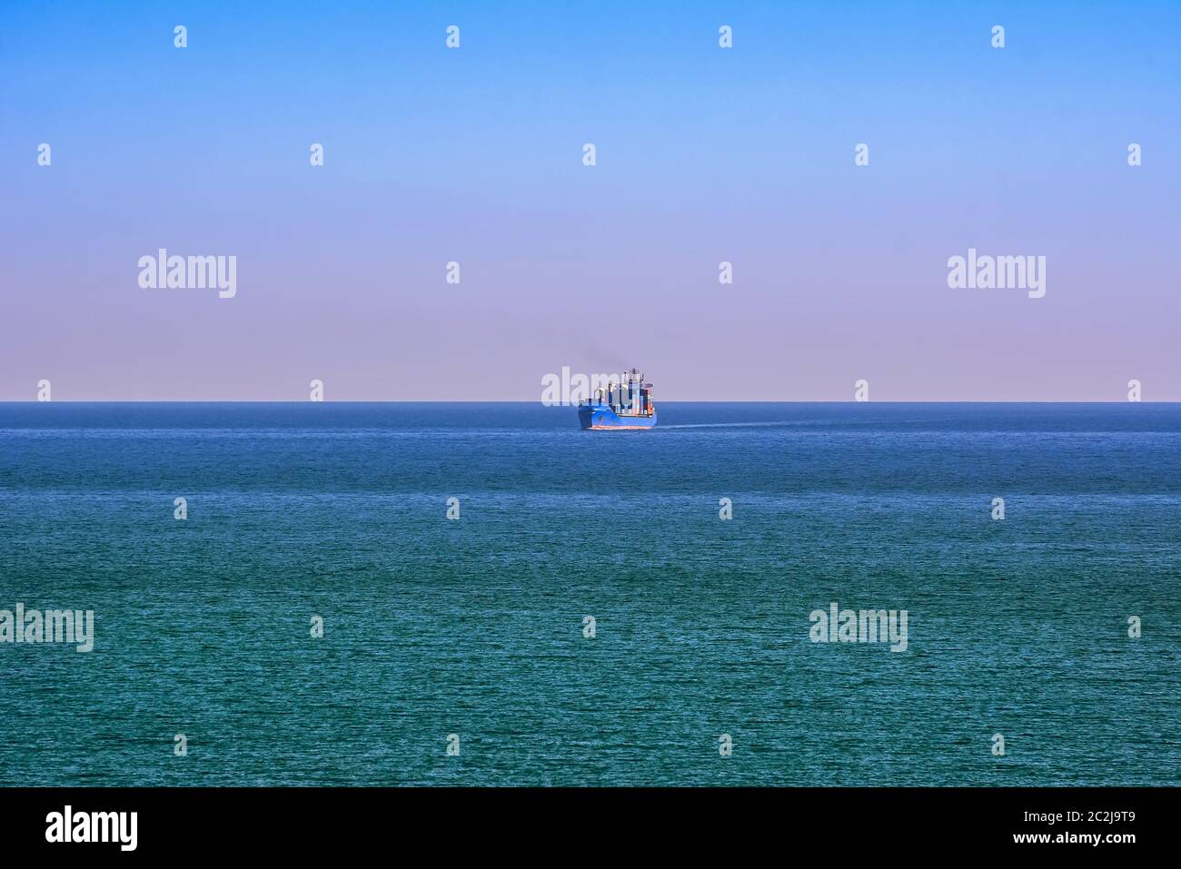 Container ship in the sea Stock Photo - Alamy