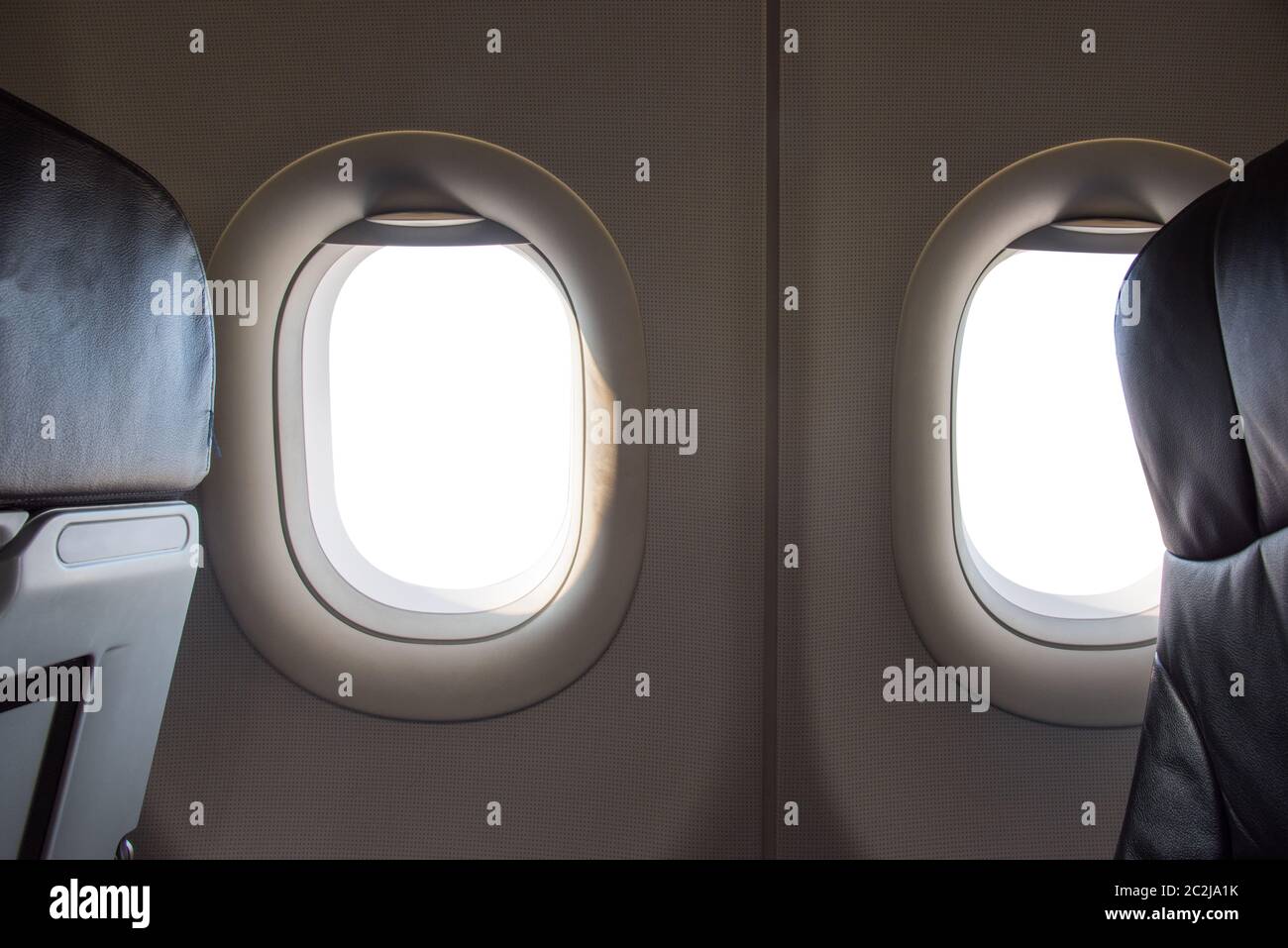 white background windows inside an aircraft Stock Photo - Alamy