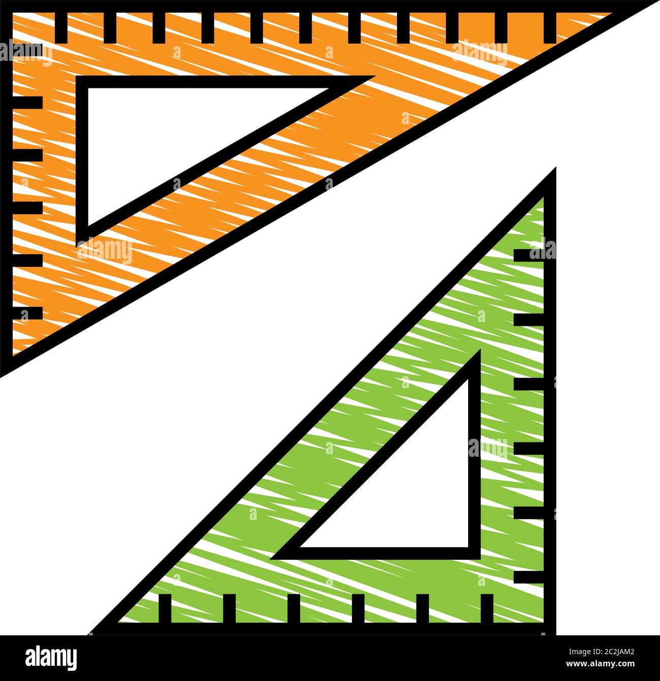 Triangle Ruler Icon Vector Art Illustration Stock Vector Image & Art ...