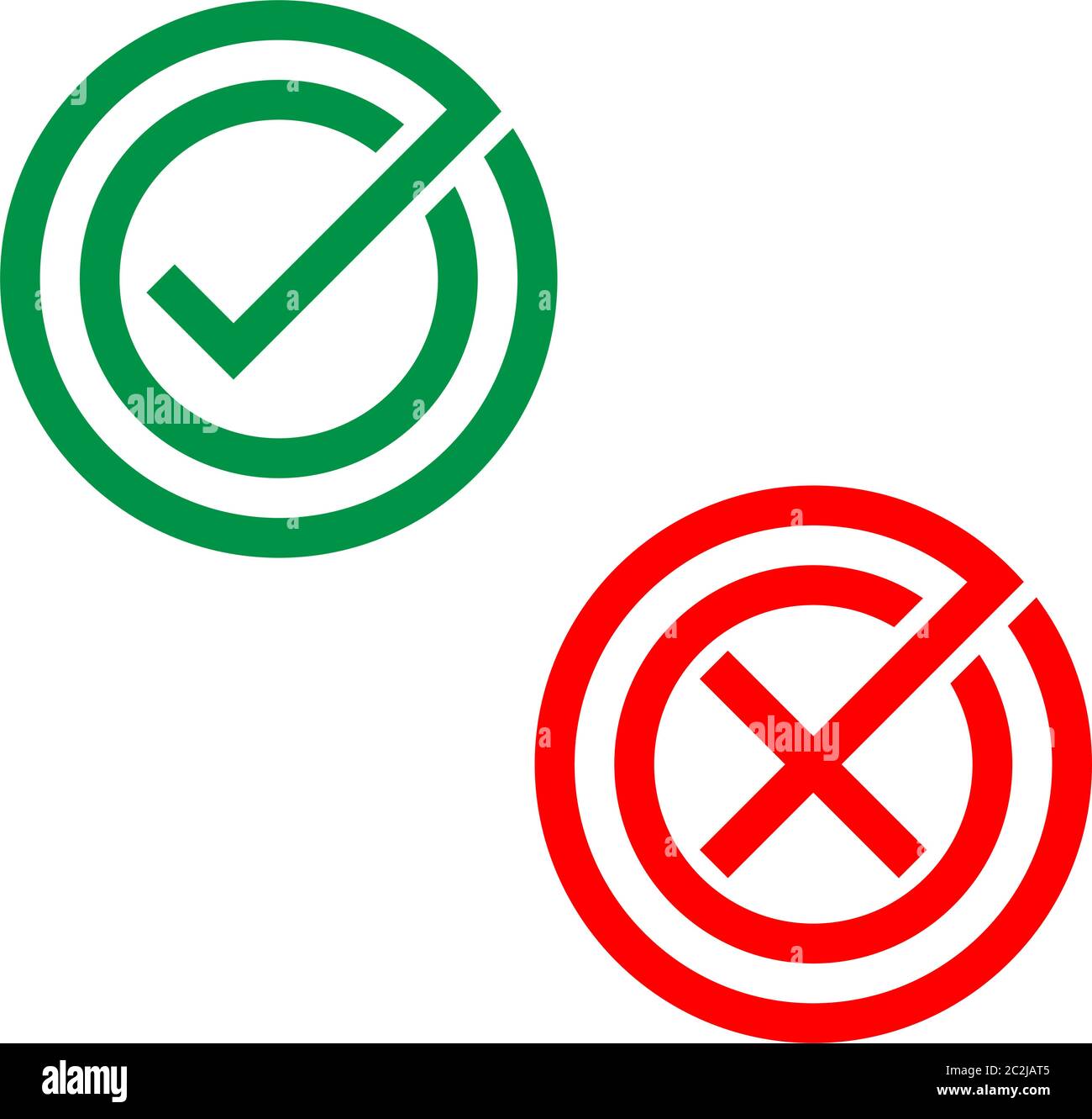 Cross Mark Icon, Delete Mark Collection Vector Art Illustration Stock ...