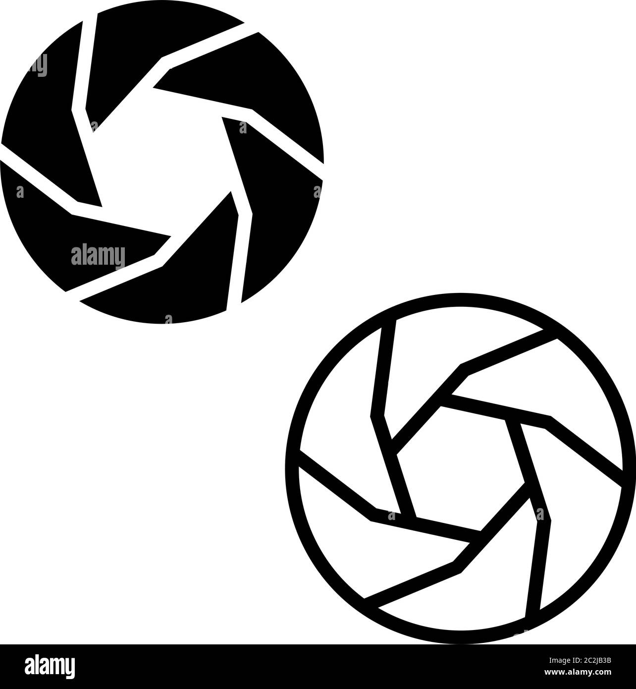 Camera Shutter Icon Vector Art Illustration Stock Vector Image & Art ...