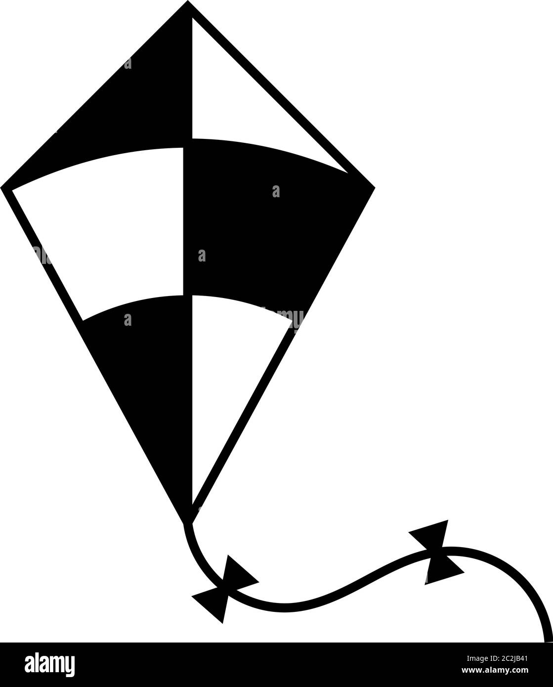 Kite Icon, Design Vector Art Illustration Stock Vector Image & Art - Alamy