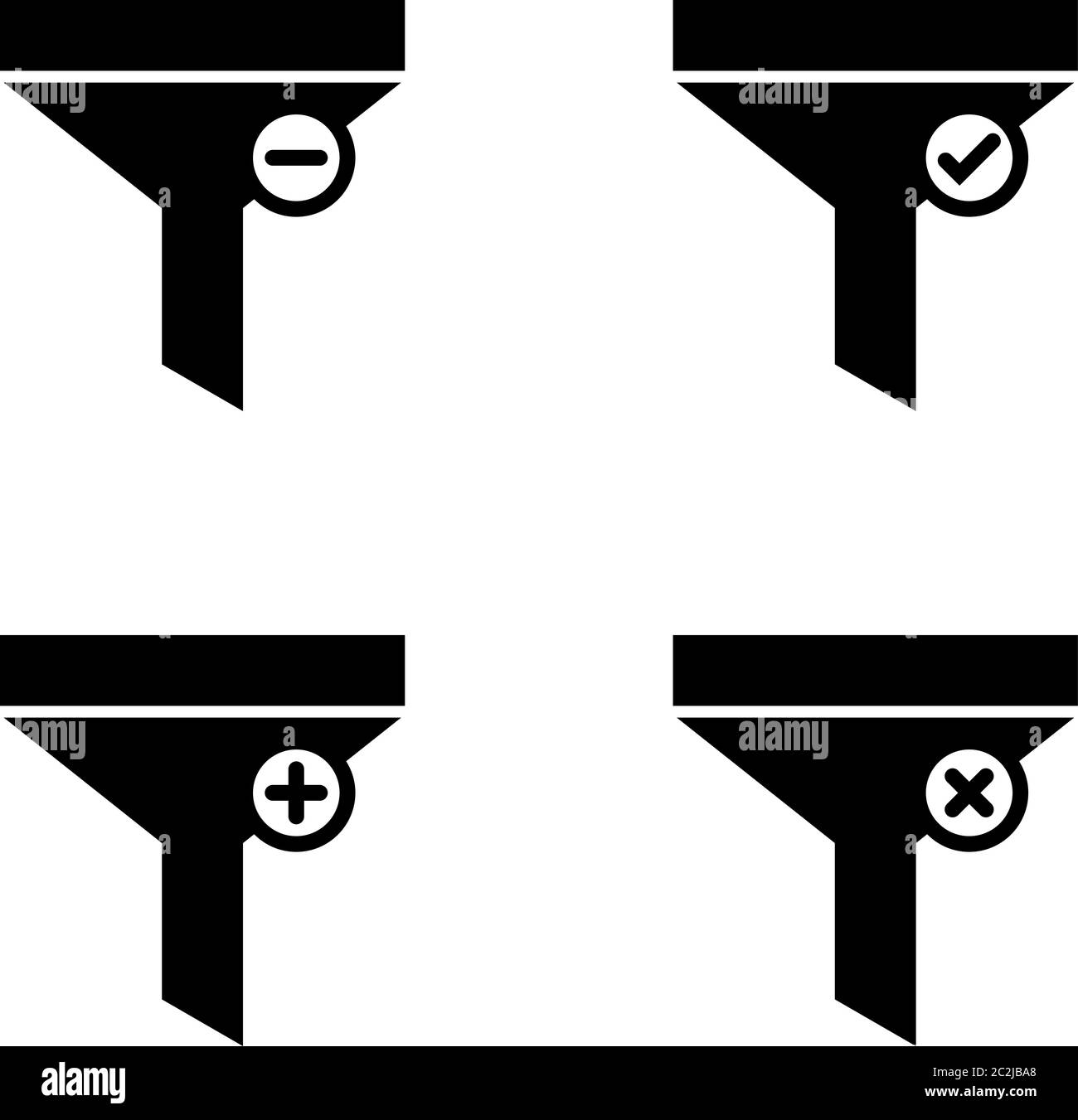 Filter Icon Collection, Add Apply Remove Sort Various Task Filter Icon ...