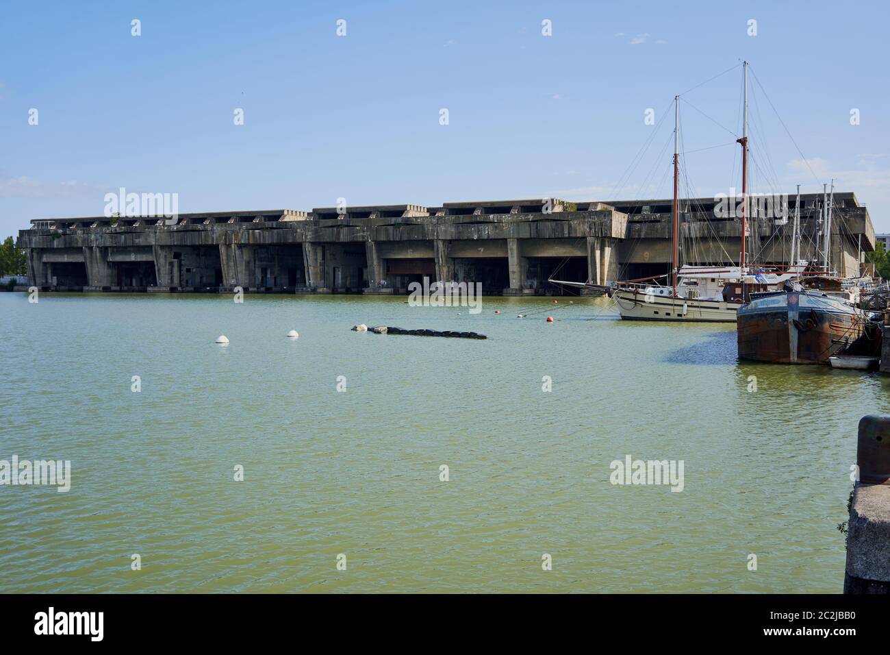 German submarine base hi-res stock photography and images - Alamy