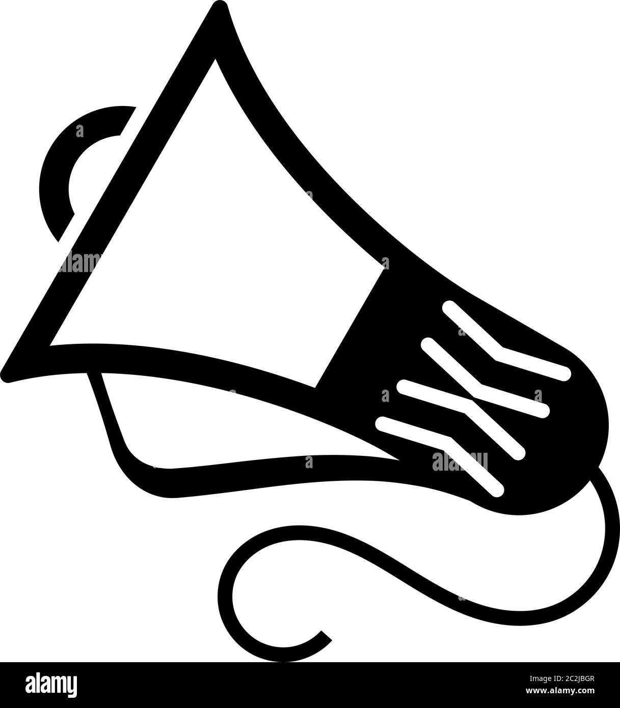 Megaphone Icon, Megaphone Vector Art Illustration Stock Vector Image ...