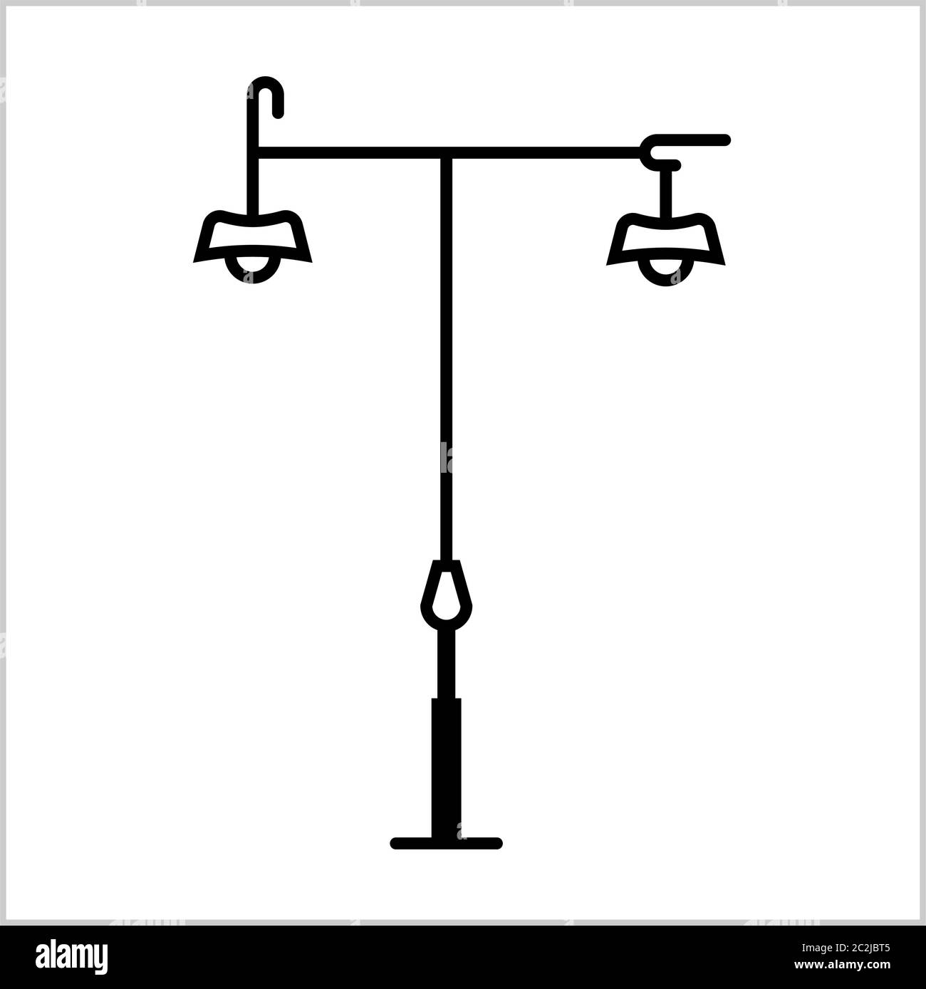 Street Light Icon Vector Art Illustration Stock Vector Image & Art - Alamy