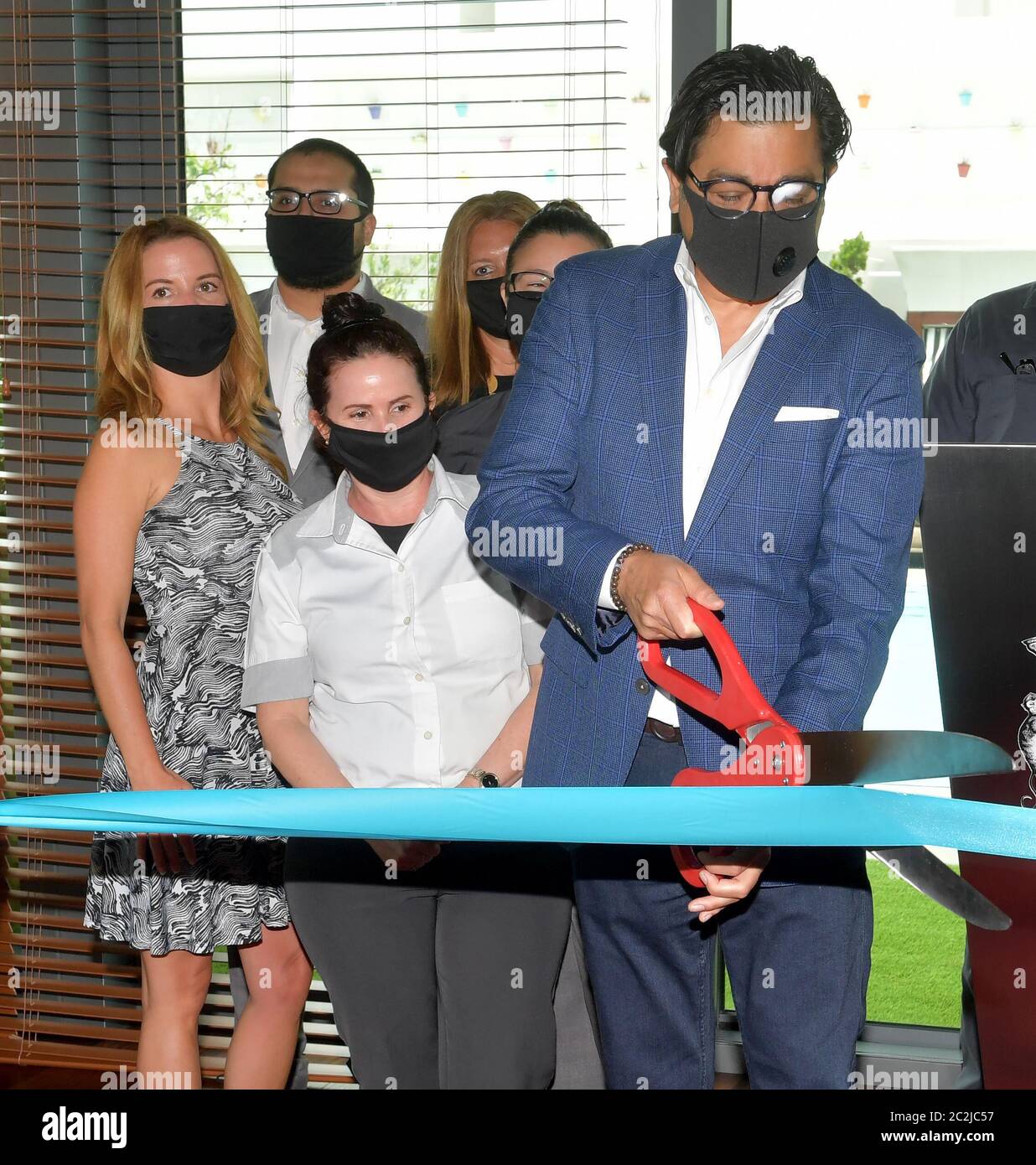 BRICKELL, FL - JUNE 17: Commemorating the reopening of its portfolio in ...