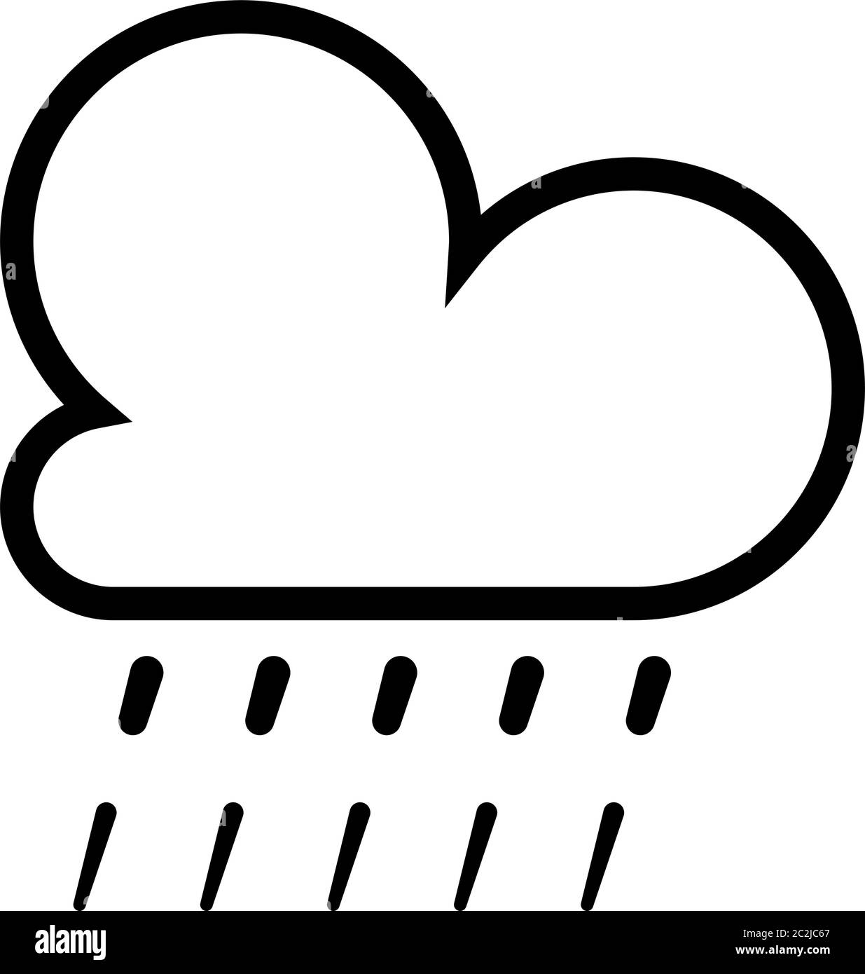 Heavy fall rain Stock Vector Images - Alamy