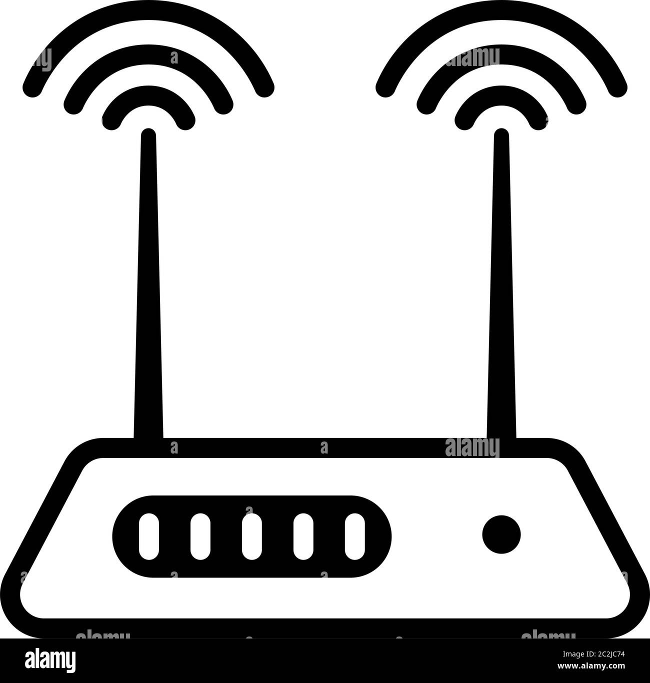 Modem Icon, Modem Vector Art Illustration Stock Vector Image & Art - Alamy