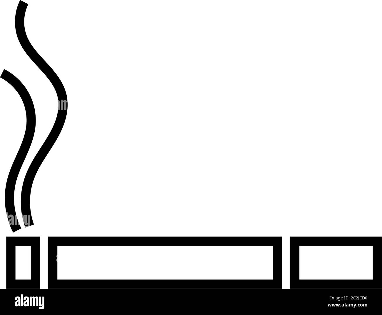 Cigarette Icon, Cigarette Vector Art Illustration Stock Vector Image ...