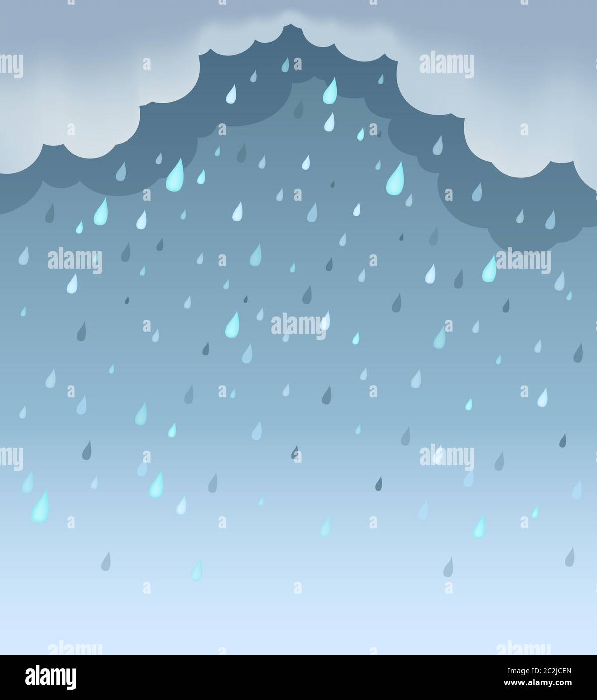 Rainy weather theme background 1 - picture illustration Stock Photo - Alamy