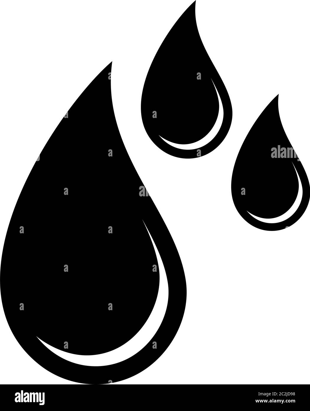 Drop Icon Design Vector Art Illustration Stock Vector Image & Art - Alamy