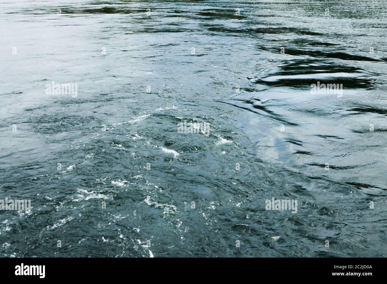 Blue river water, Scotland Europe Stock Photo - Alamy