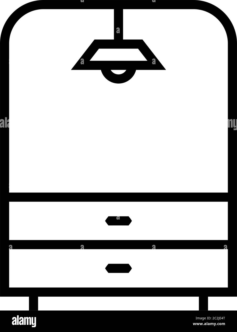 Nightstand vector vectors hi-res stock photography and images - Alamy