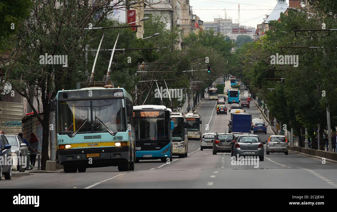 Bucharest, Romania - June 01, 2020: Bucharest Transport Society ...