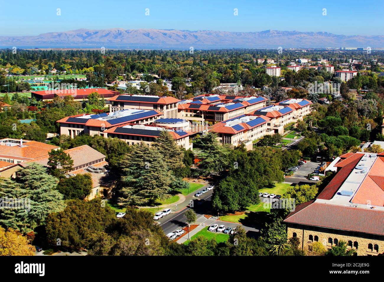 Main view Architecture in Stanford University Stock Photo - Alamy