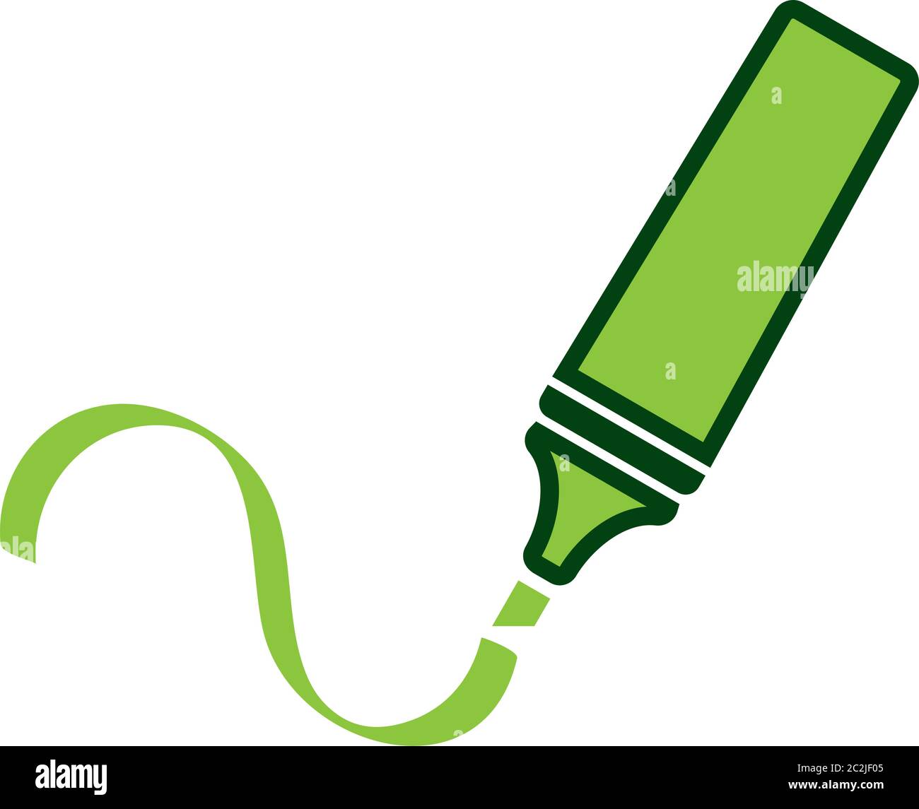 Highlighter Pen Icon Vector Art Illustration Stock Vector Image & Art ...