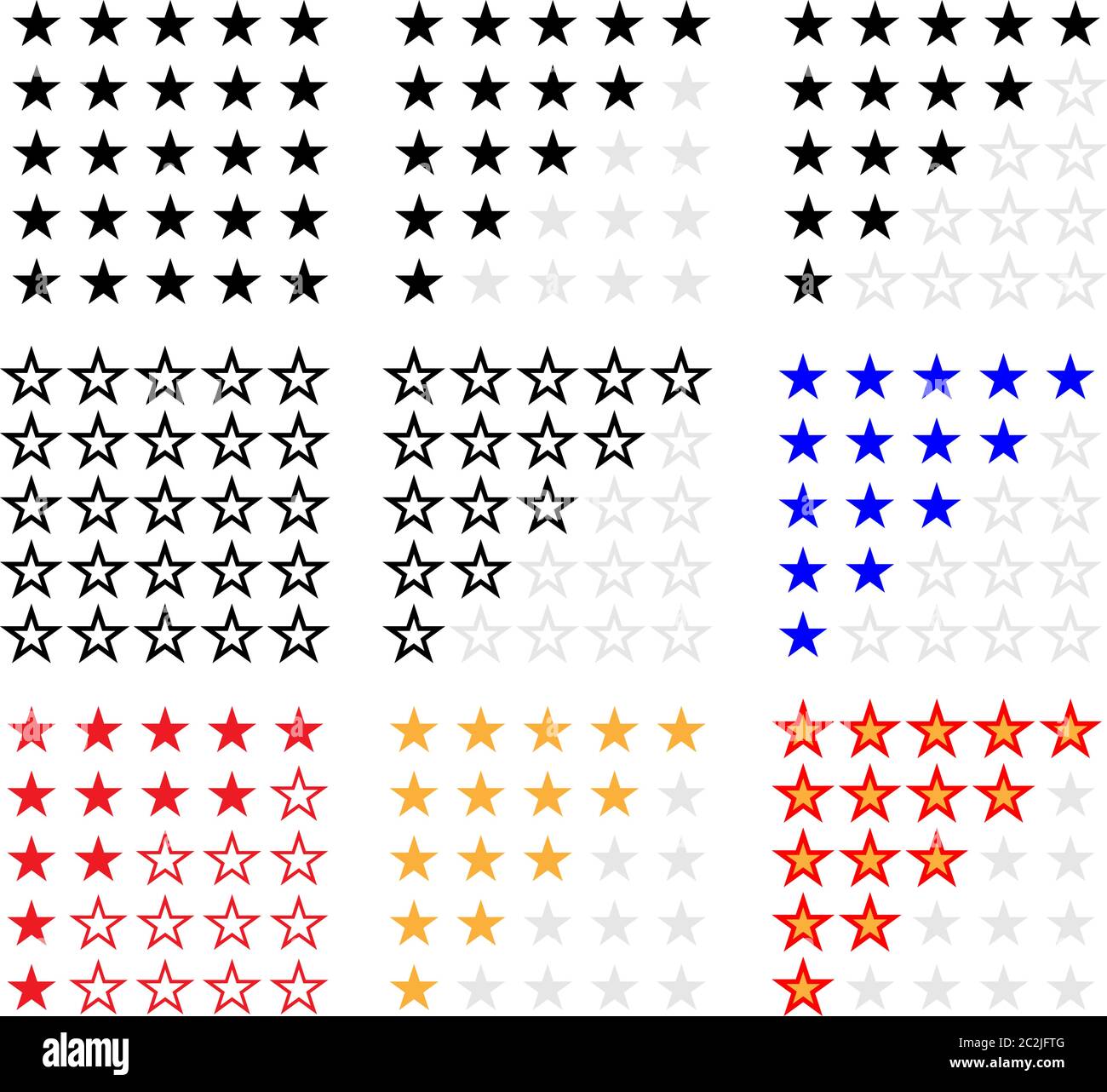 Star Rating Icon Vector Art Illustration Stock Vector Image & Art - Alamy