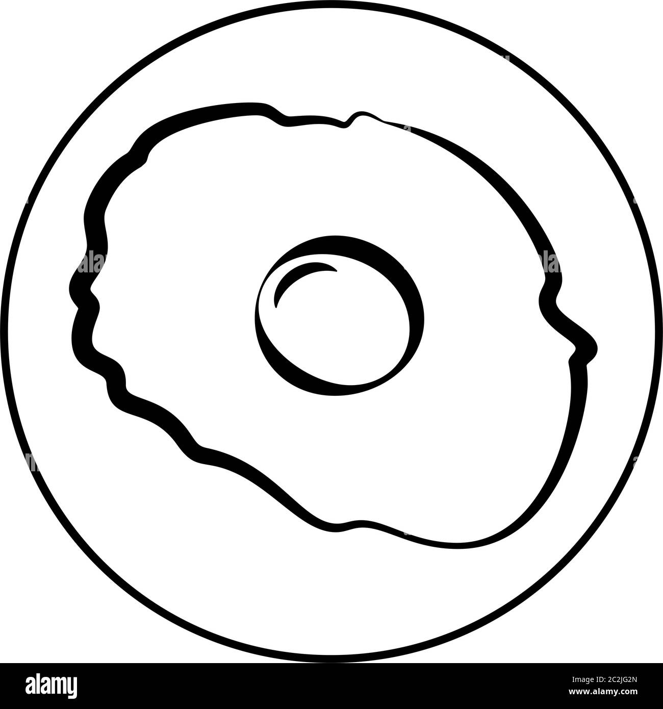 Omelet Icon, Omelette Icon Vector Art Illustration Stock Vector Image & Art - Alamy