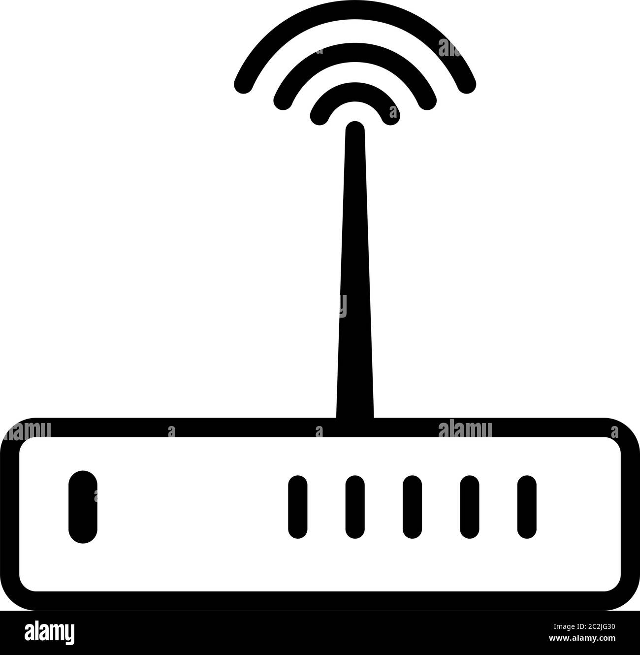 Modem Icon, Modem Vector Art Illustration Stock Vector Image & Art - Alamy